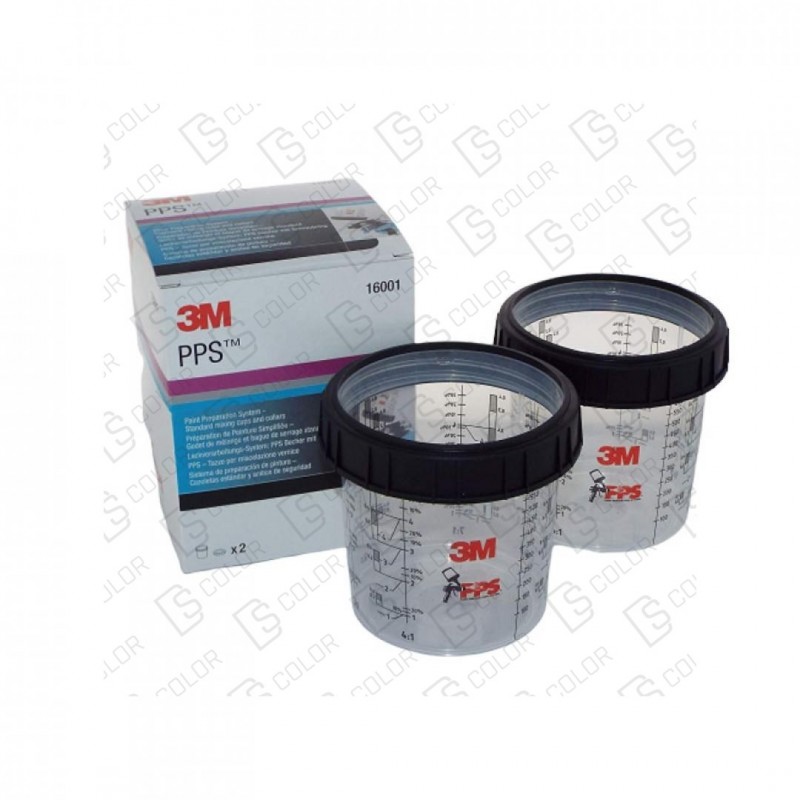3M PPS SISTEMA PREPARACION PINTURA VASO RIGIDO 650ML (2uds.)