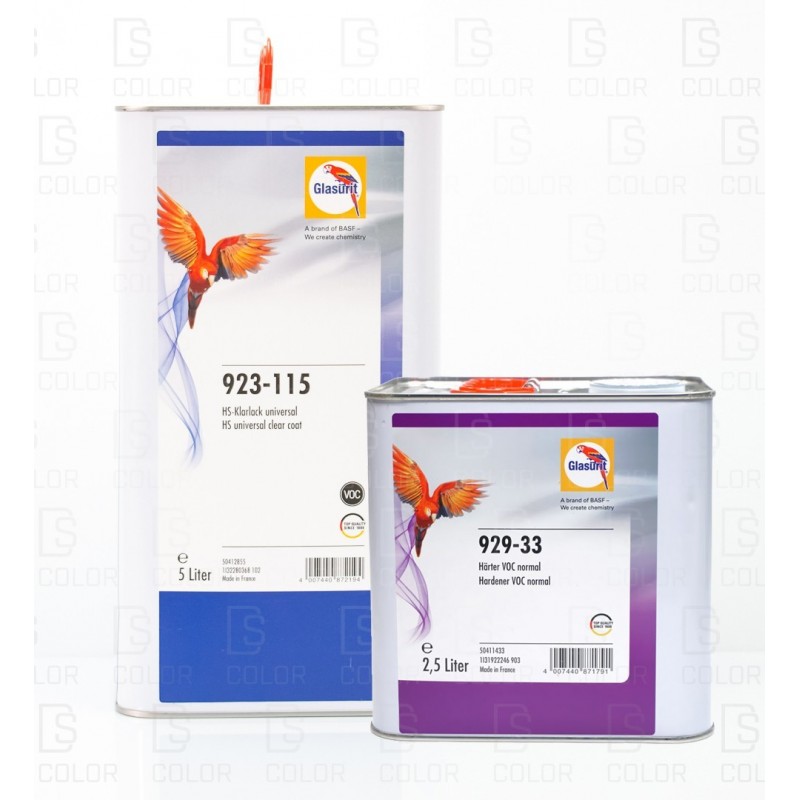 KIT GLASURIT BARNIZ 923-115 5L+CAT 929-33 2.5L