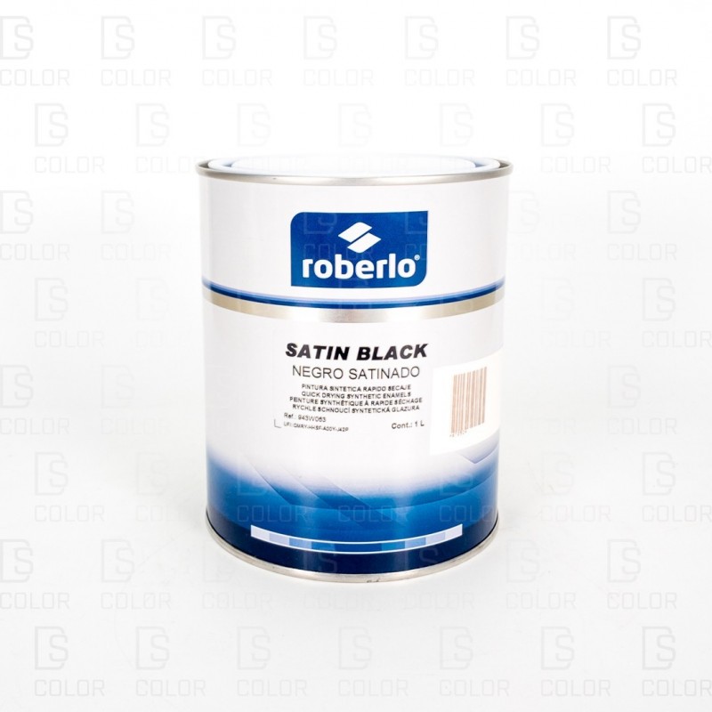 ROBERLO NEGRO SATINADO 1K RAPIDO 1L