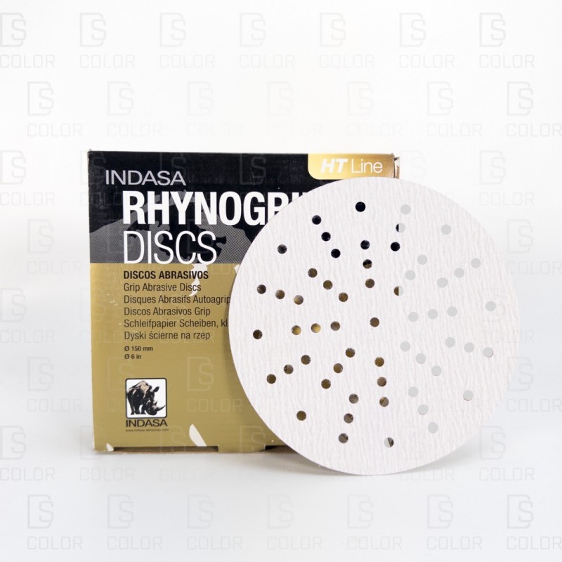 INDASA DISCO ABRASIVO HT P240 MULTIAGUJEROS 150MM (50u)